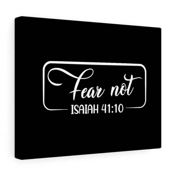 Express Your Love Gifts | Art | Scripture Sign Fear Not Isaiah 41 Black ...